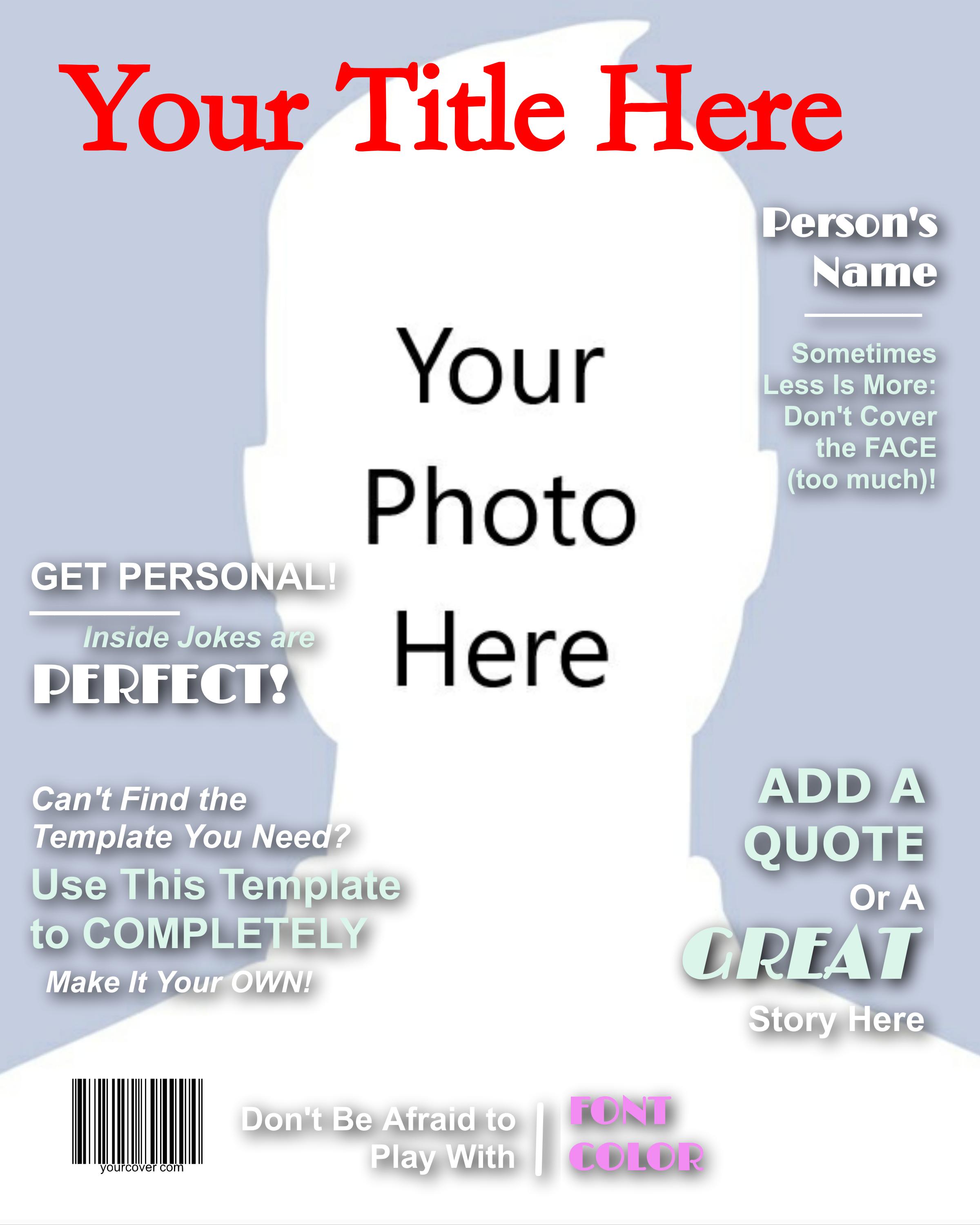 Magazine Cover Template